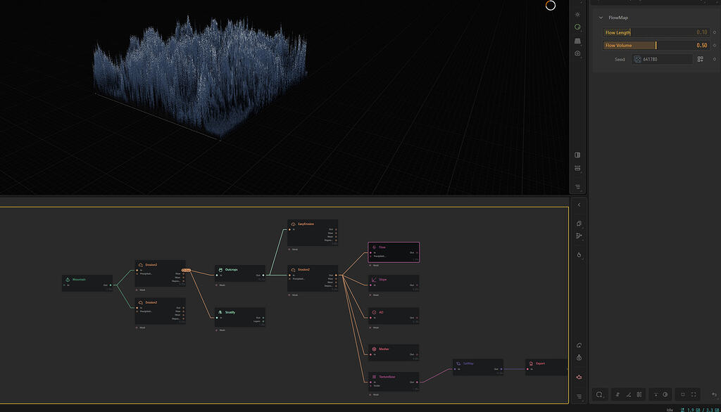 Flow, slope, and AO nodes acting wierd - General - Gaea Community